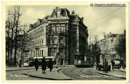 Historic City Centre of Rotterdam, the Netherlands, destroyed in the ...